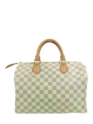 LOUIS VUITTON Speedy Damier Azur Tote Bag - Neutrals