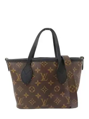 LOUIS VUITTON Neverfull Monogram Tote Bag - Brown