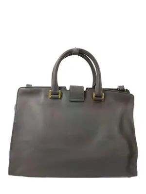 Saint Laurent Cabas Y Two-way Handbag - Grey