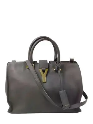 Saint Laurent Cabas Y Two-way Handbag - Grey