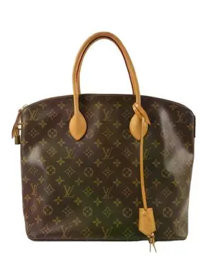 LOUIS VUITTON Monogram Lockit Mm Tote Bag - Brown