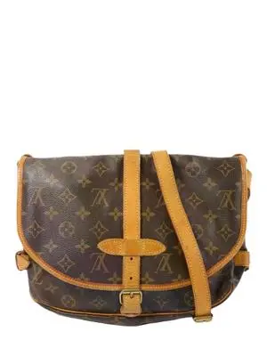 LOUIS VUITTON Monogram Canvas Saumur 30 Shoulder Bag - Brown