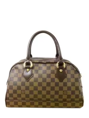 LOUIS VUITTON Duomo Damier Ebene Canvas Tote Bag - Brown