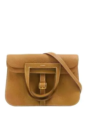 Hermès Halzan Shoulder Bag - Brown