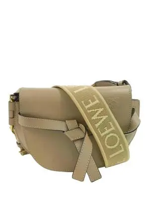 Loewe Mini Gate Knot-detail Shoulder Bag - Grey