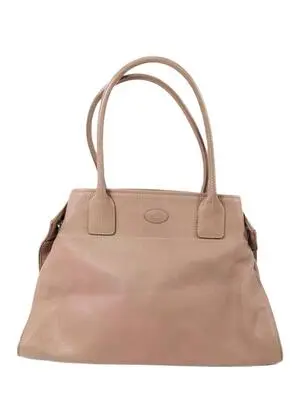 TOD'S Girelli Leather Tote Bag - Pink