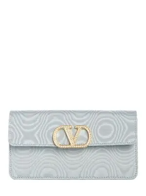 Valentino Garavani Wallet On A Chain - Light Blue