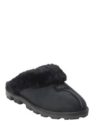 UGG Coquette Shearling Slipper - Black