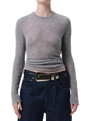UGG Ugg Coquette Shearling Slipper Dark Heather Gray