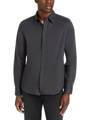 Rag & Bone Tomlin Dobby Shirt Coast Grey