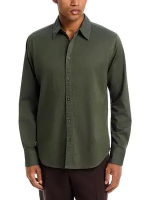 Rag & Bone Tomlin Dobby Shirt - Dark Green