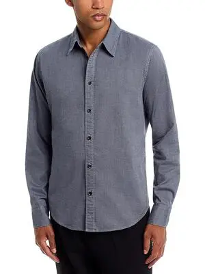Rag & Bone Tomlin Dobby Shirt - Silver