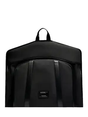 LANCEL Garment Bag With Logo Plaque - Black