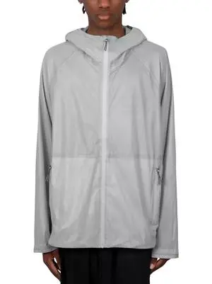 OPTIMISTIC RUNNERS Packable Hooded Jacket - Grey