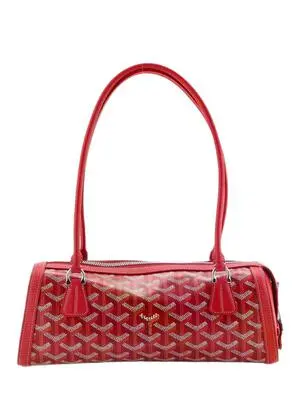 Goyard Bonbonnière Bag Coated Canvas Shoulder Bag - Red