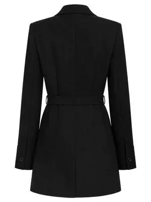 WARDROBE.NYC WARDROBE.NYC Single-Breasted Shirt Midi Dress With Belted Waist