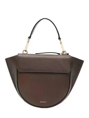 WANDLER Mini Hortensia Tote Bag - Brown