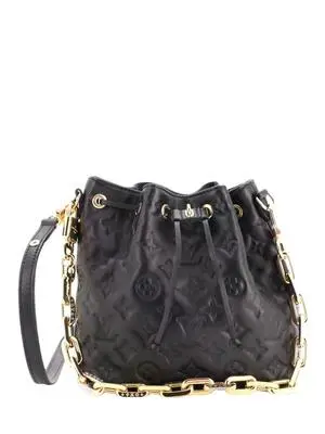 LOUIS VUITTON Louis Vuitton Coussin Monogram Embossed Lambskin Bucket Bag
