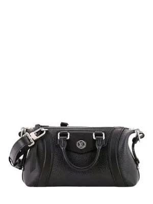 LOUIS VUITTON Leather Nano Satchel - Black