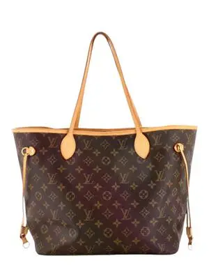 LOUIS VUITTON Neverfull Monogram Canvas Mm Tote Bag - Brown