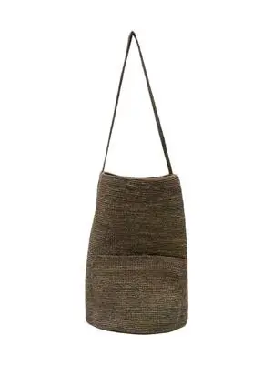 SOPHIE DIGARD Woven Shoulder Bag - Green