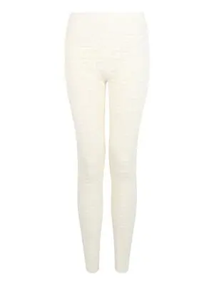 Givenchy 4g Mesh Monogram Stretch Leggings 'off - White