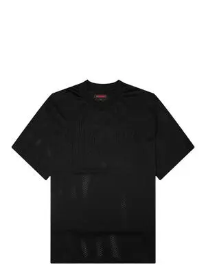 PLEASURES Mesh T-shirt - Black