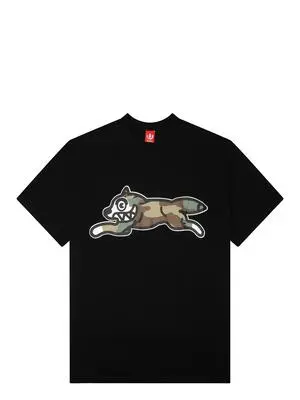 ICECREAM Camouflage Dog Short-sleeve T-shirt - Black