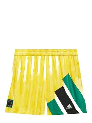 Adidas X Brain Dead X Disney Football Shorts - Yellow