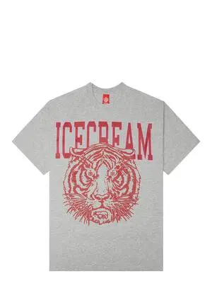 ICECREAM Tiger Dolla Graphic T-shirt - Grey