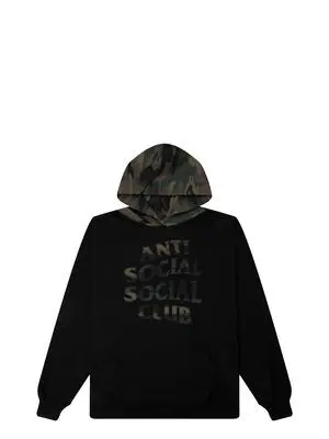 ANTI SOCIAL SOCIAL CLUB Applique Hoodie - Black