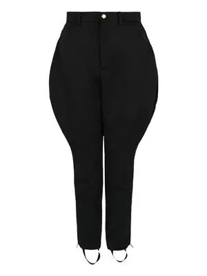 Gucci Satin Stirrup Pants - Black