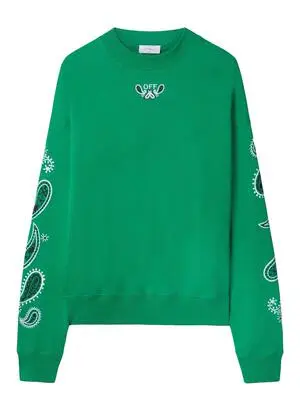 Off-White Bandana Arrow Skate Crewneck - Green