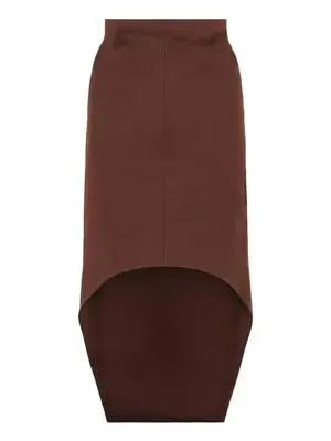 Givenchy Front Slit Pencil Skirt - Brown