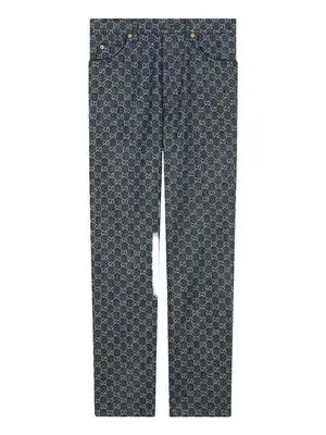 GUCCI Gucci Eco Washed GG Denim Pant