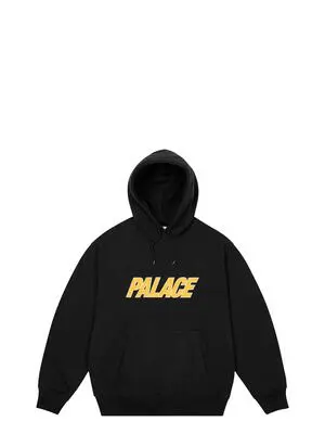 PALACE Duo Logo Hooded Sweatshirt - Black