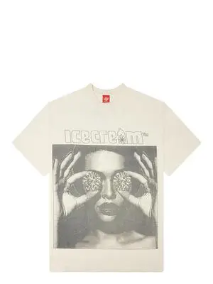 ICECREAM These Eyes Graphic T-shirt - White