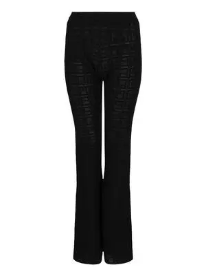 Givenchy 4g Monogram Knit Leggings - Black