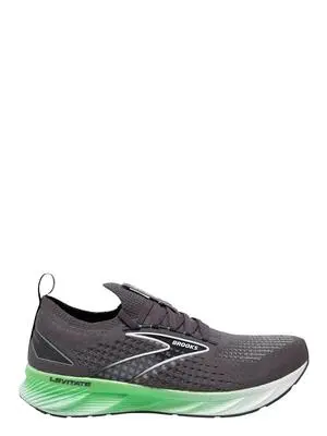 Brooks Levitate Stealthfit 6 'blackened Pearl Green - Grey