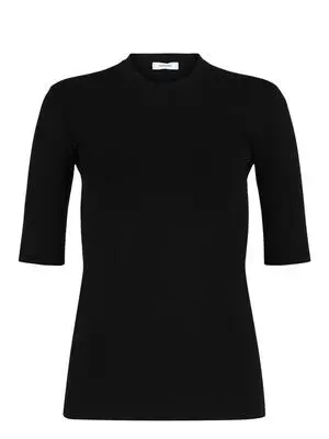 FERRAGAMO Fitted Short-sleeve T-shirt - Black