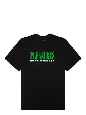 PLEASURES On Film" Graphic T-shirt - Black