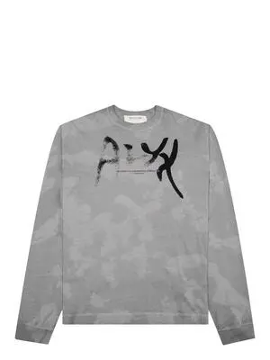 1017 Alyx 9sm Meaning Connection Treated Long-sleeve Tee - Grey