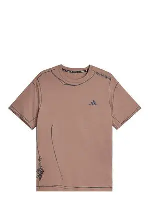 Adidas X Song For The Mute T-shirt "track - Brown