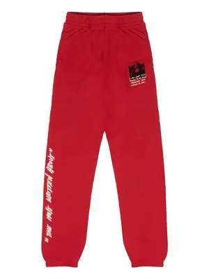 Off-White Monalisa Sweat Pant - Red