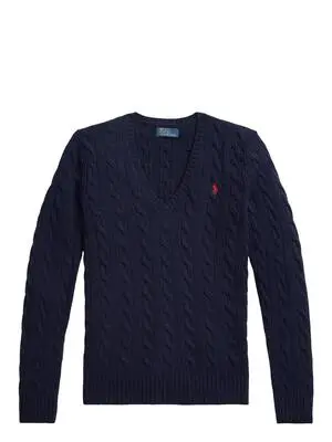 Polo Ralph Lauren Kimberly Cable Knit Long-sleeve Pullover - Blue