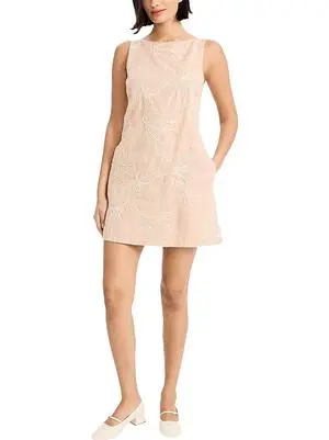 LUXELY Luxely Embroidered Mini Dress
