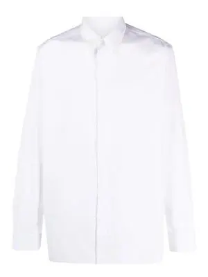 Givenchy Logo Detailed Collared Shirt - White