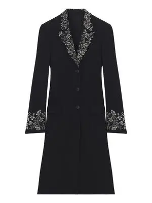 ALEXANDER MCQUEEN MCQUEEN Floral Embroidery Coat