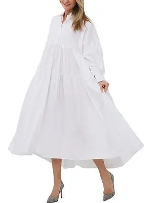 MARIELLE STOKKELAAR Charlotte Maxi Dress - White