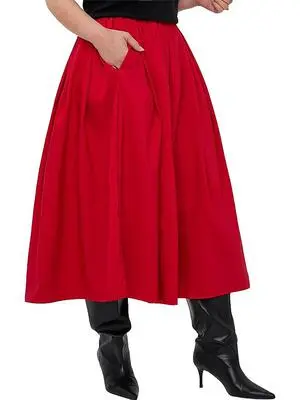 MARIELLE STOKKELAAR Marielle Stokkelaar Maxima Skirt In Taffeta Red